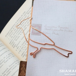 Personalized Copper Wire Bird Bookmark: Northern Cardinal, Gift for ...