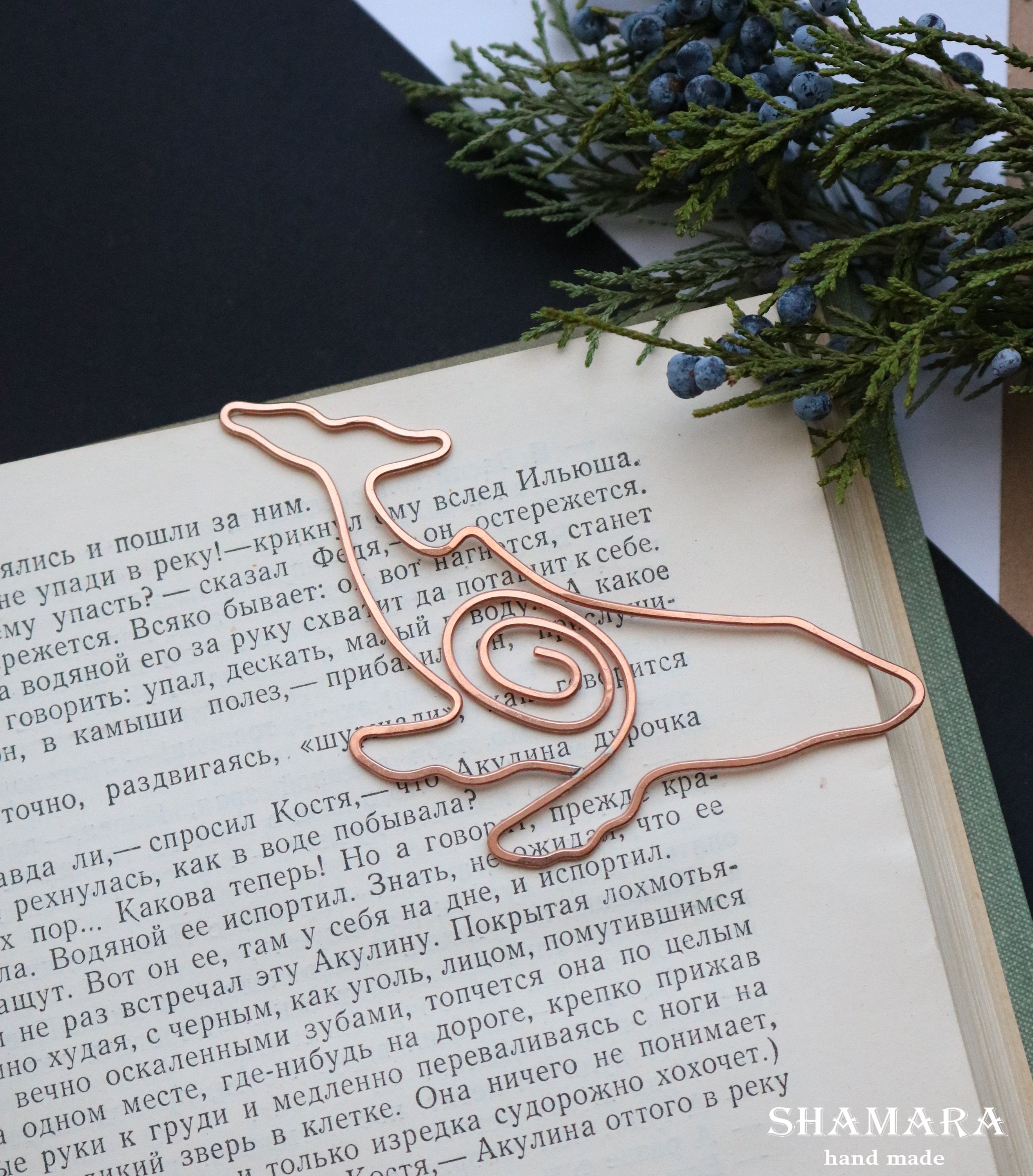 Personalized Wire Bookmark Paper Clip Blue Whale Gift for | Etsy