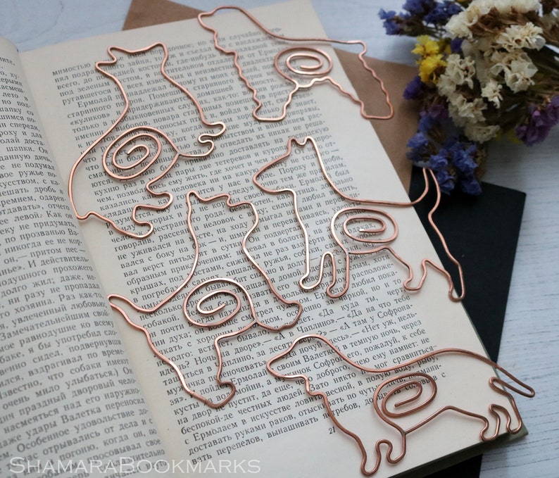 Personalized Wire Bookmark Paper Clip Jack Russell Terrier - Etsy