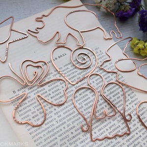 Personalized Wire Bookmark, Turtle, Paper Clip, Gift for Booklover ...