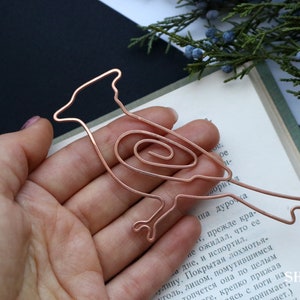 Personalized Copper Wire Bird Bookmark: Northern Cardinal, Gift for ...