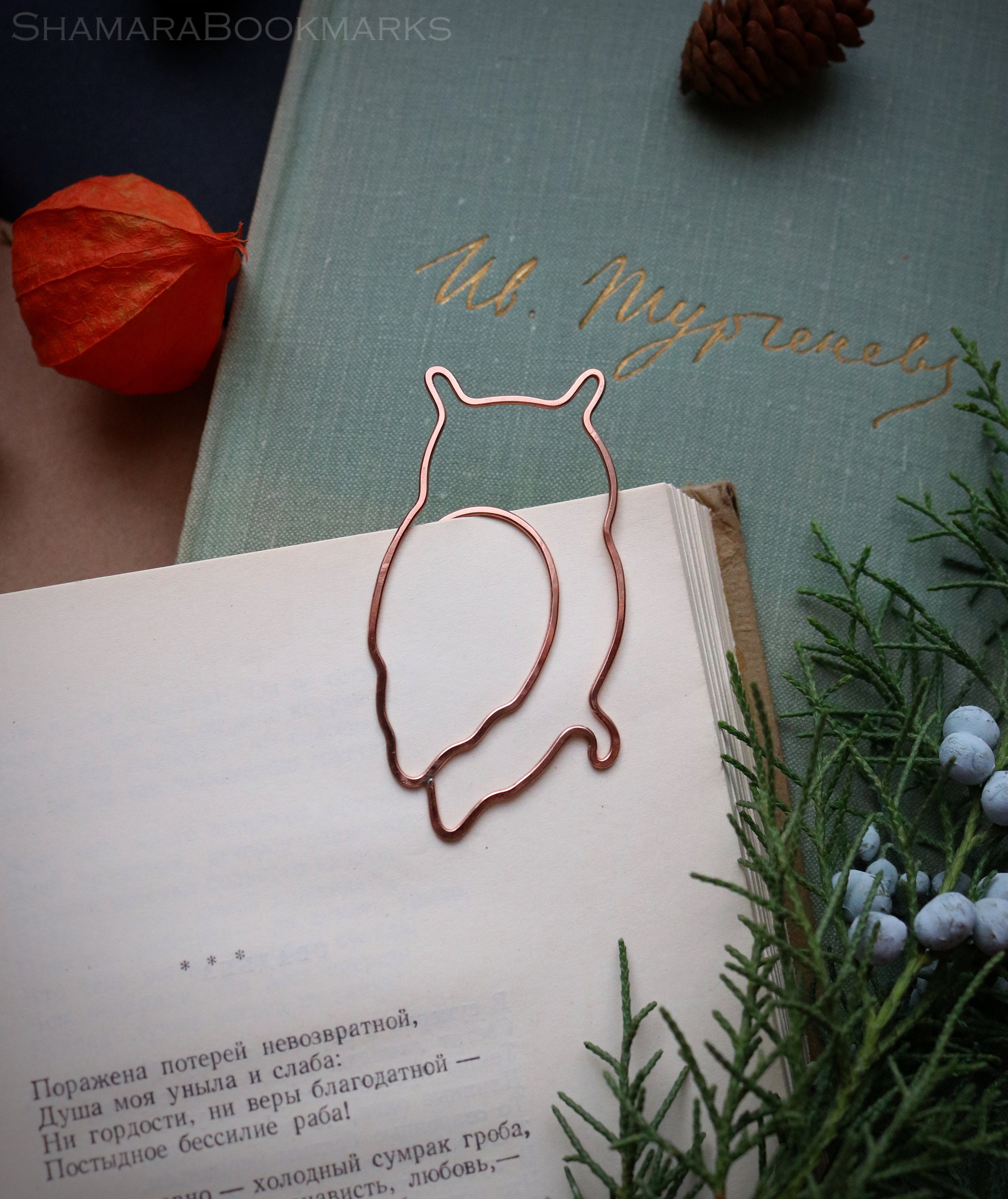 Personalized Wire Bookmark Paperclip Owl Bird Gift for | Etsy