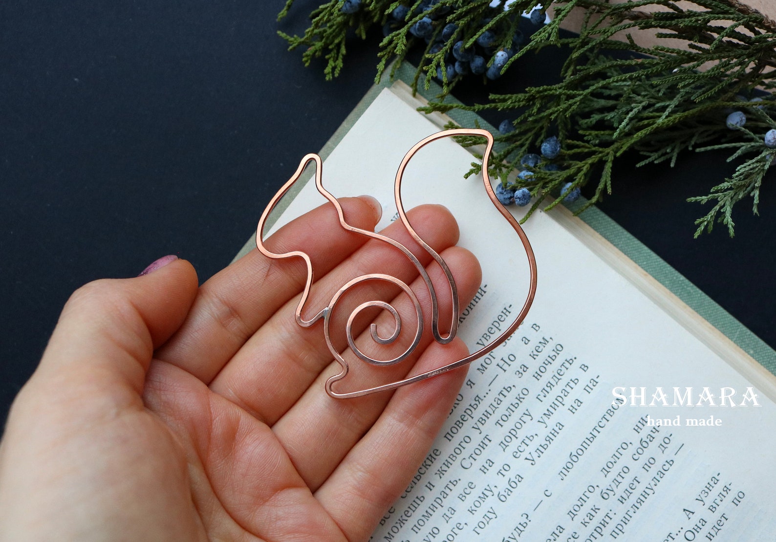 Personalized Wire Bookmark Squirrel Paper Clip Gift for - Etsy