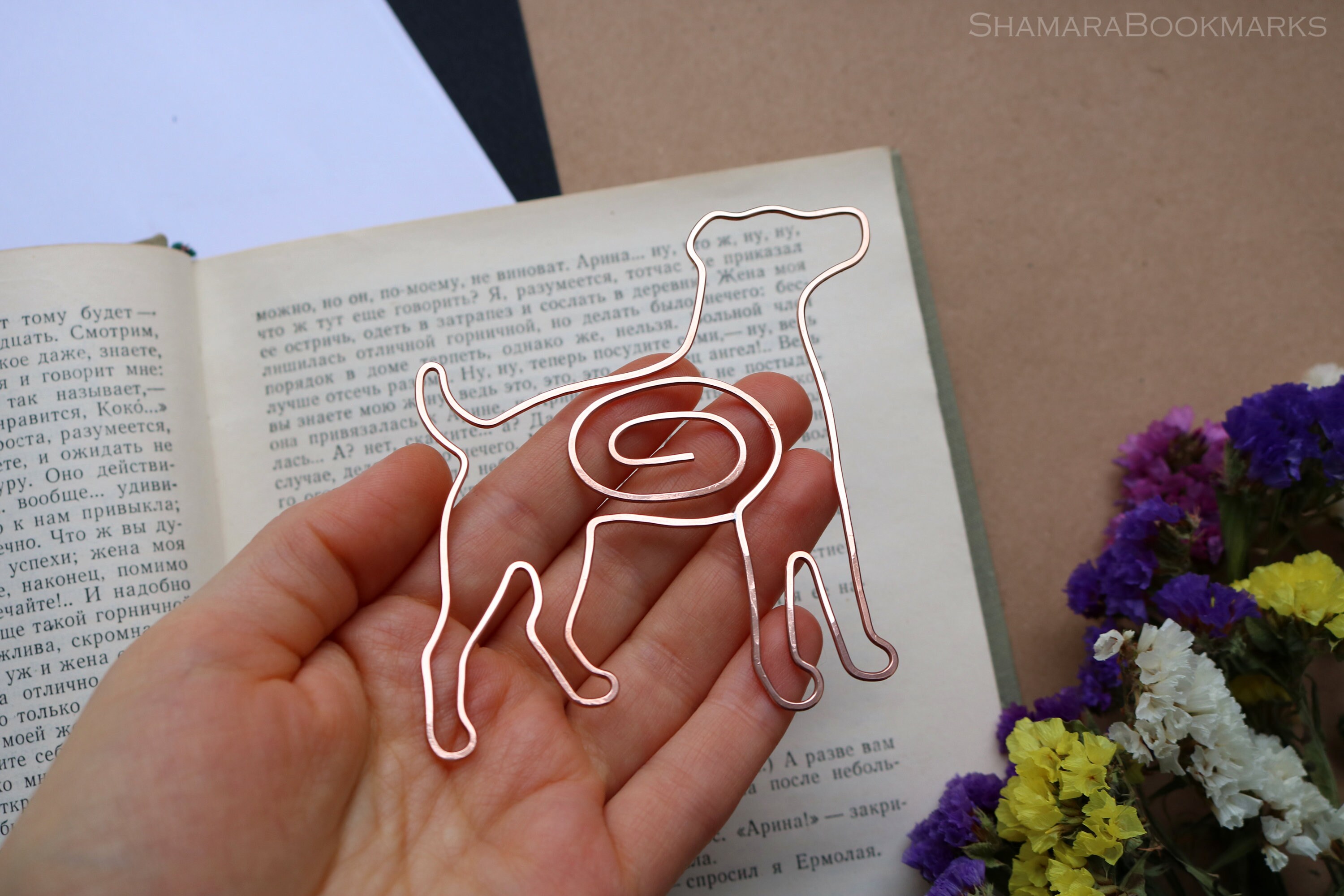Personalized Wire Bookmark Paper Clip Jack Russell Terrier - Etsy