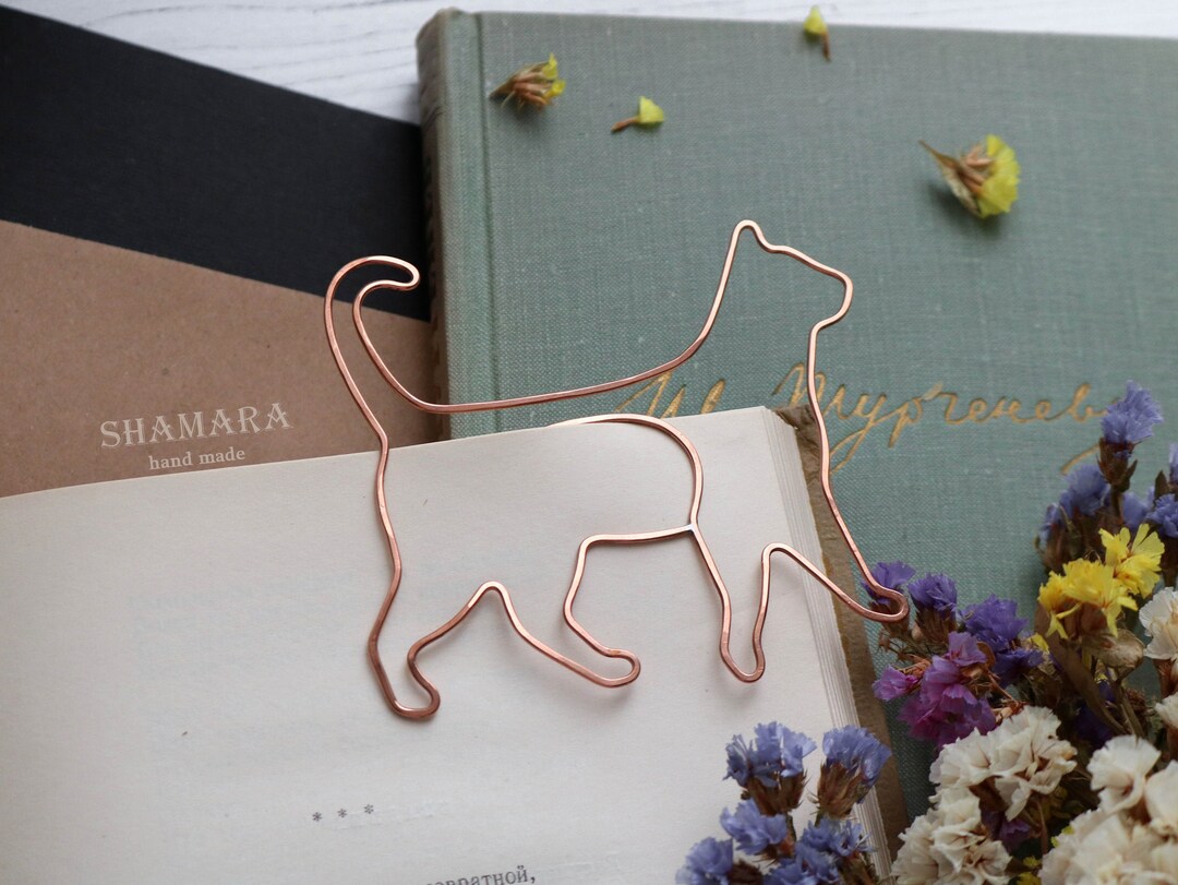 Personalized Bookmark, Paper Clip, Cat, Kitten, Pet, Gift for Catlover ...