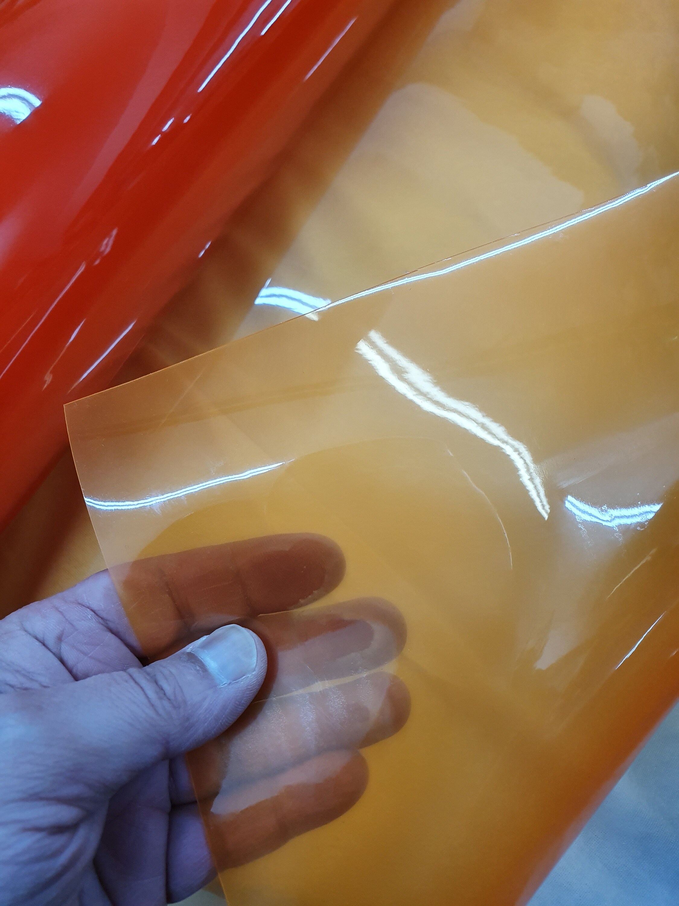 Clear PVC Film Fabric 7 Colours free UK Delivery | Etsy