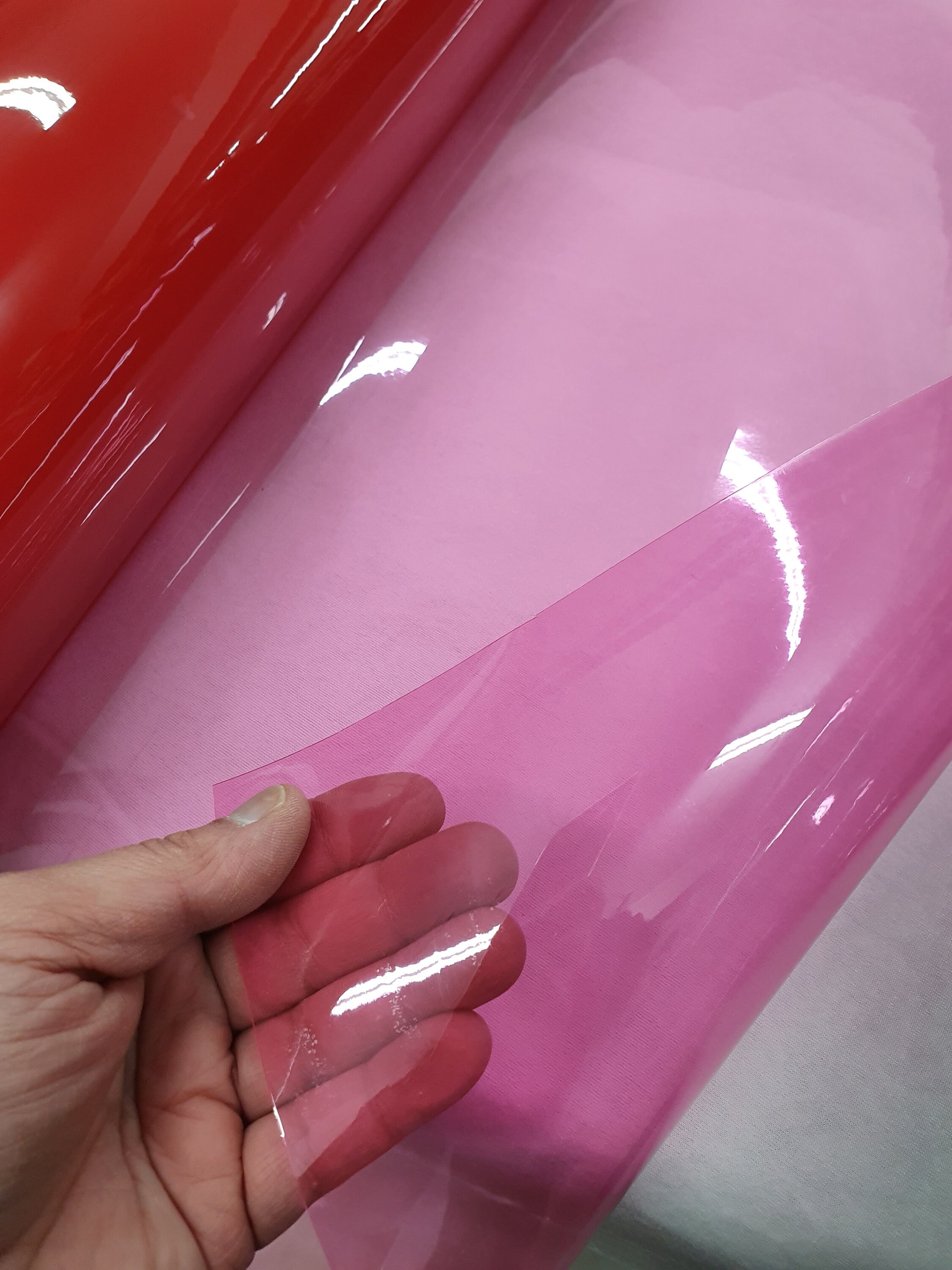 Clear PVC Film Fabric 7 Colours free UK Delivery | Etsy
