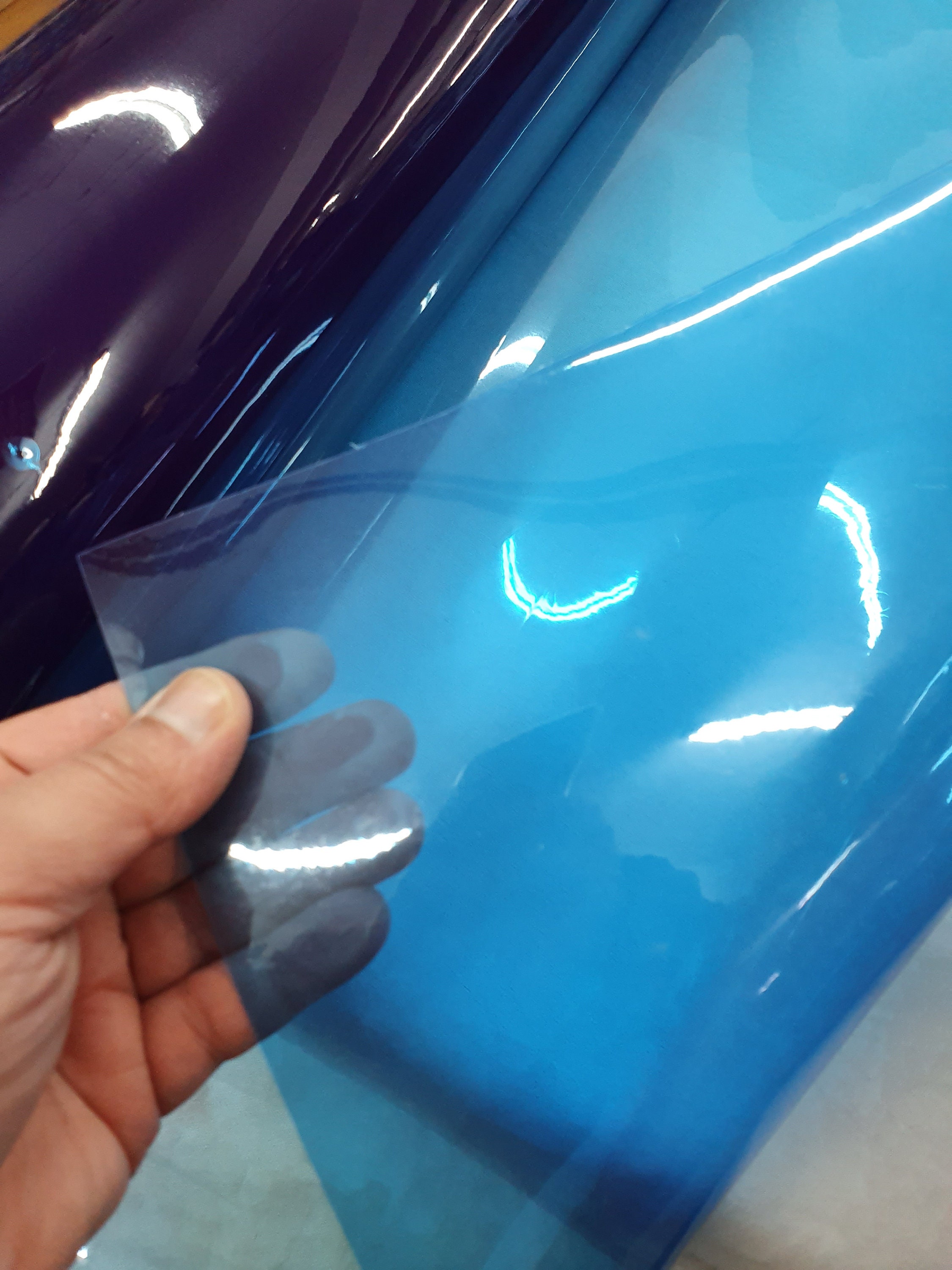 Clear PVC Film Fabric 7 Colours free UK Delivery | Etsy