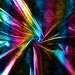 Rainbow Metallic Fabric - Etsy UK