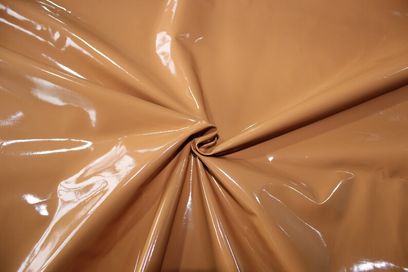 High Shine PU Stretch Fabric (earth Tones) - Etsy