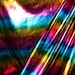 Rainbow Metallic Fabric - Etsy UK