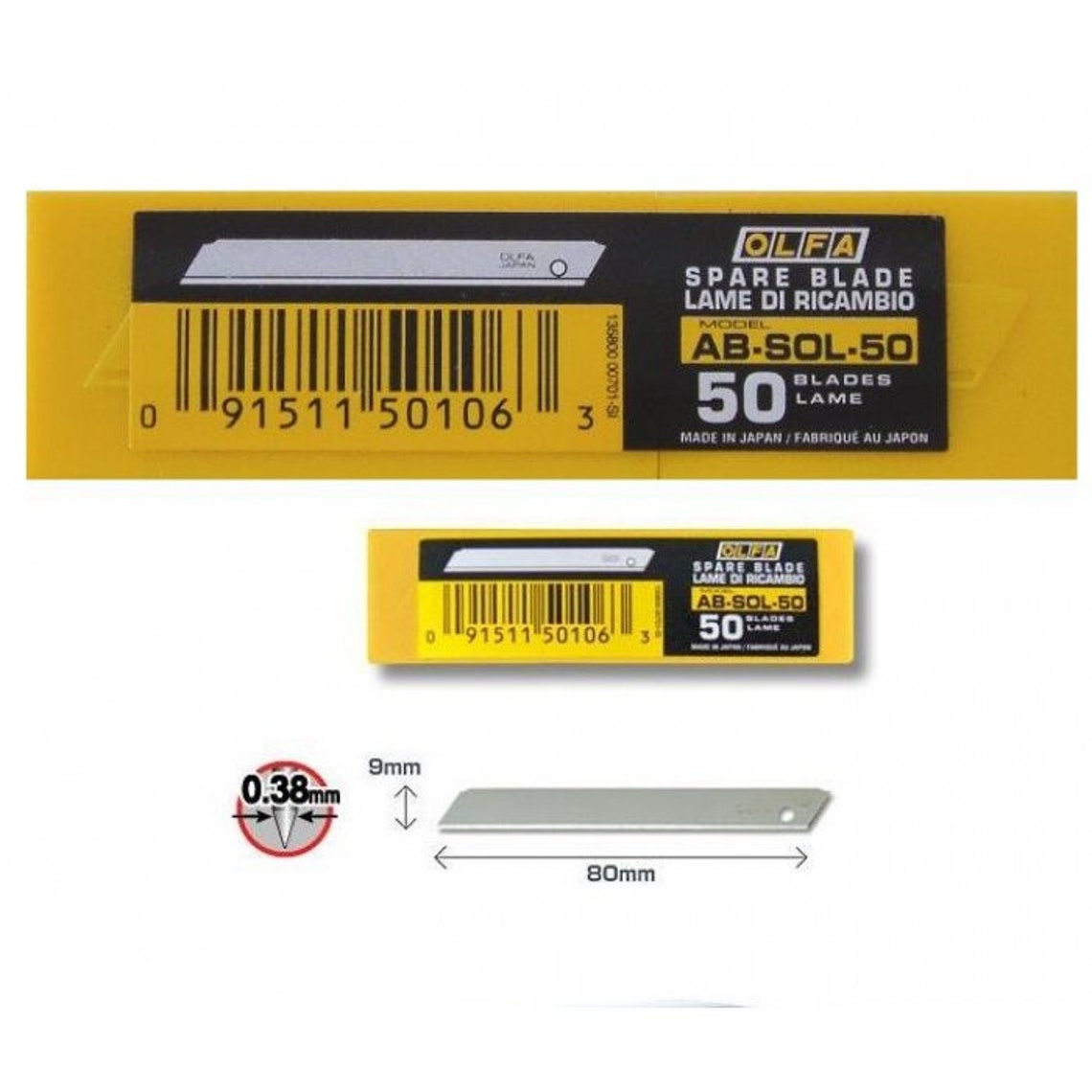 Olfa AB-SOL/50 Spare Blades pack of 50 Free UK Delivery | Etsy UK
