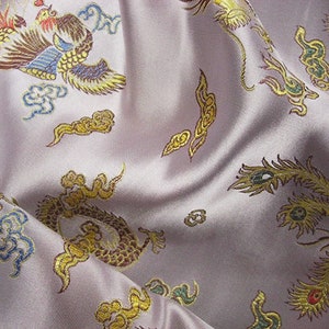 Chinese Dragon Brocade Fabric - KBT3564-F10-B167 - Etsy