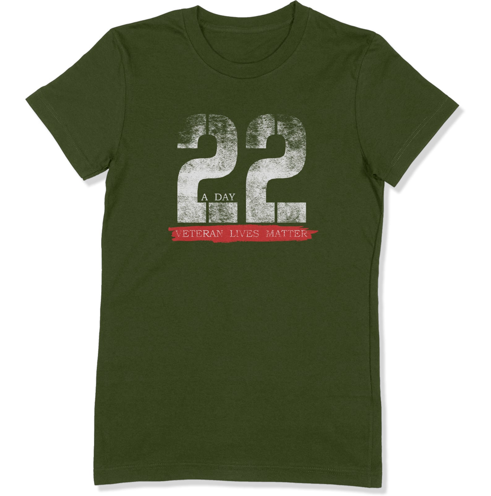 22 A Day Veteran Lives Matter T-shirt / Military PTSD Tshirt / Suicide ...