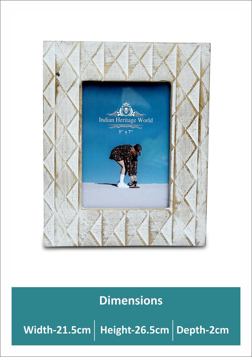 Elegant Mango Wood Hand Carved Photo Frame - Etsy