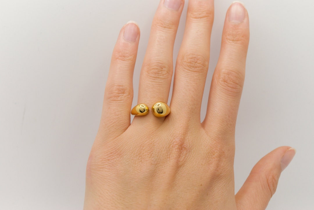Open Ball Ring Gold - Etsy