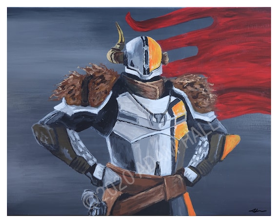 Lord Shaxx Print | Etsy