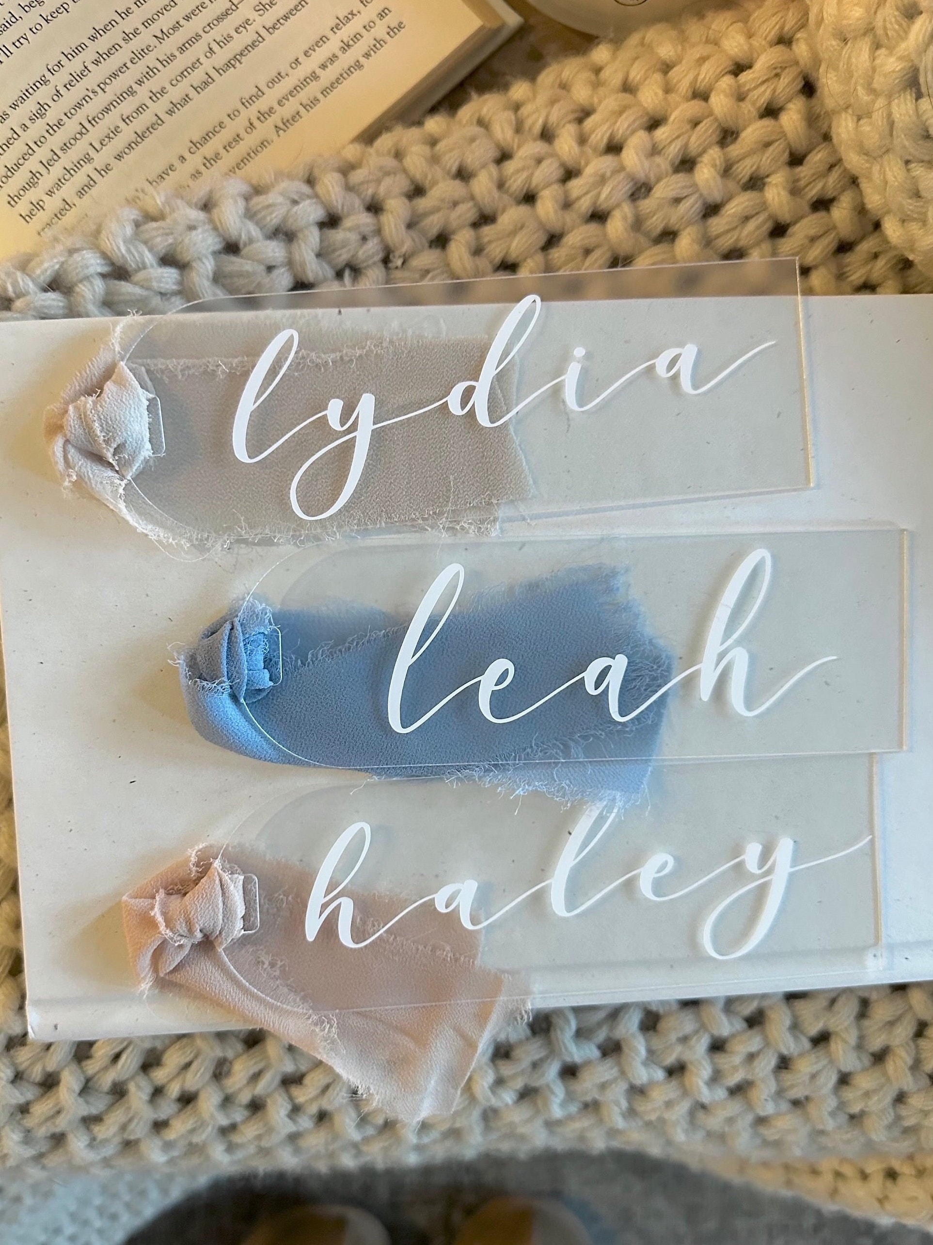 Personalized Bookmark, Acrylic Book Mark, Bookmark Personalized, Custom ...