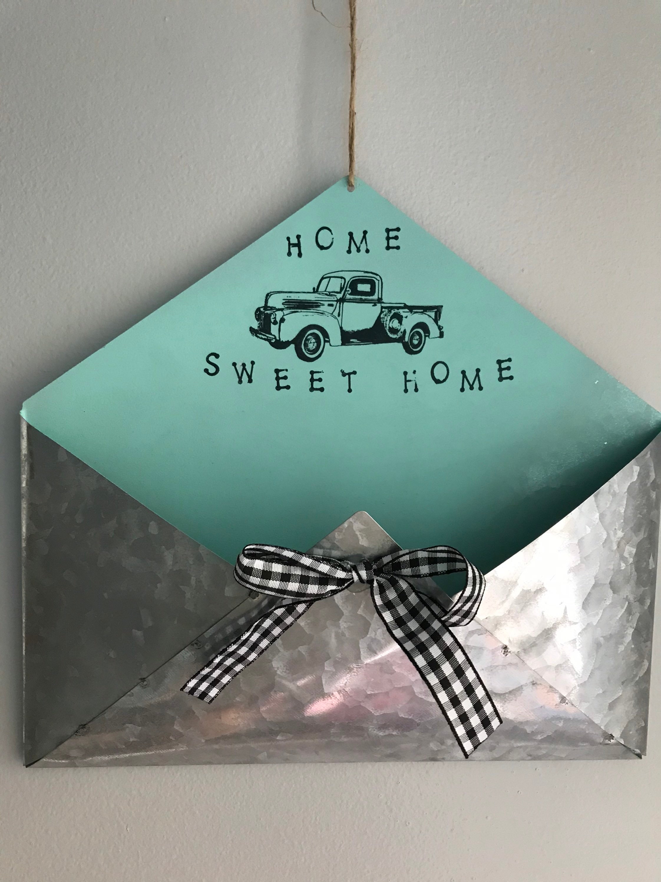 Old Truck Metal Envelope Wall Decor - Etsy