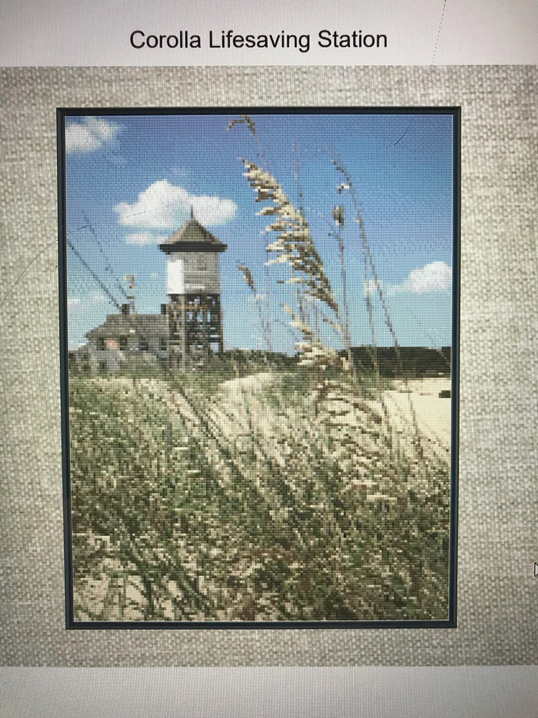 Corolla Nc/outer Banks Lifesaving Station Cross Stitch Pattern - Etsy