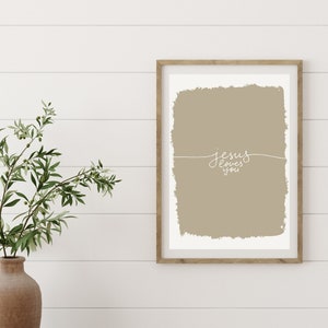 Jesus Loves You PRINTABLE Bible Encouragement Wall Sign INSTANT ...