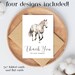 Printable Horse Thank You Cards Perfect for the 4-H Fair Horse Shows or ...