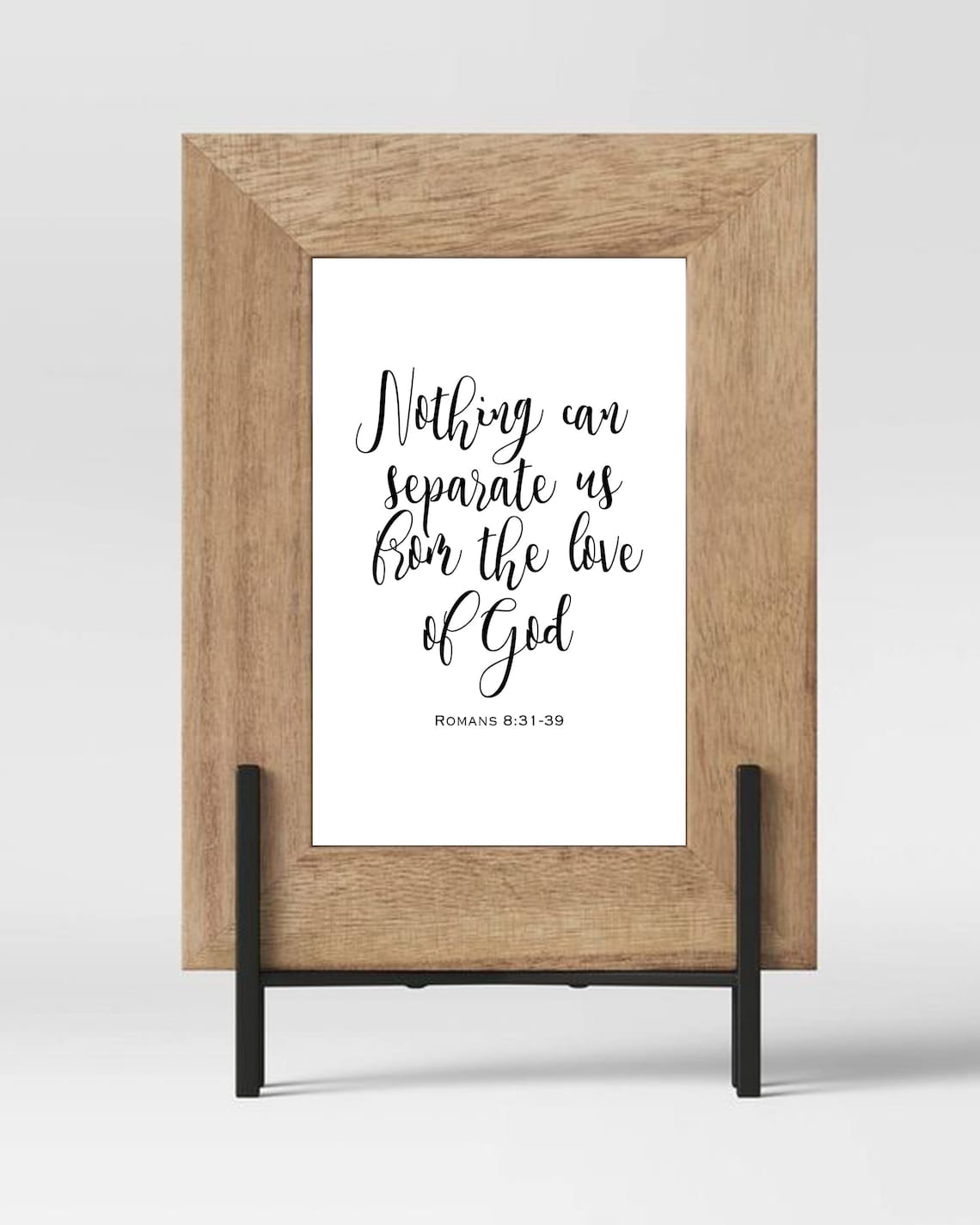 Romans 8 Bible Verse Printable Wall Sign DIGITAL DOWNLOAD Love of God ...