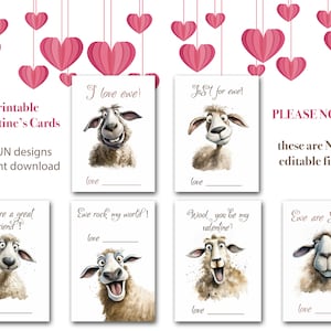 Funny Sheep Valentines Day Cards Boys Valentines Girls Valentine School ...