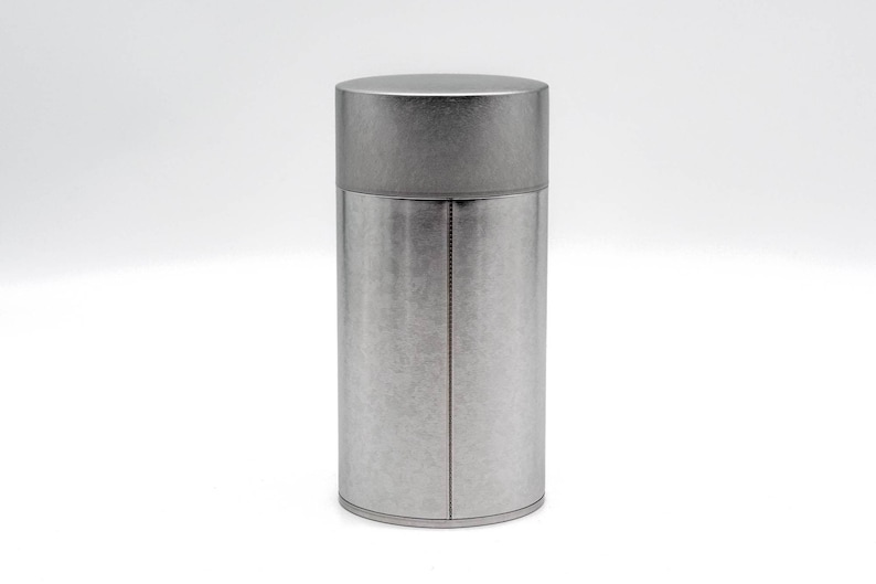 Japanese Chazutsu - 江東堂 Kotodo - Silver Metal Tea Canister - 200g - Etsy