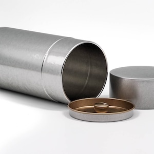 Japanese Chazutsu - 江東堂 Kotodo - Silver Metal Tea Canister - 200g - Etsy