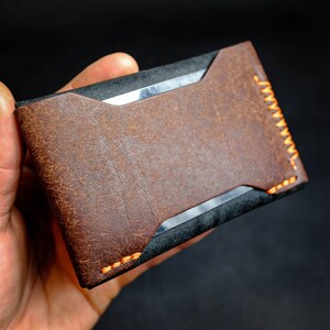 The Deadshot - EDC Wallet, Leather Flap Wallet, Edc Leather, Edc Card ...