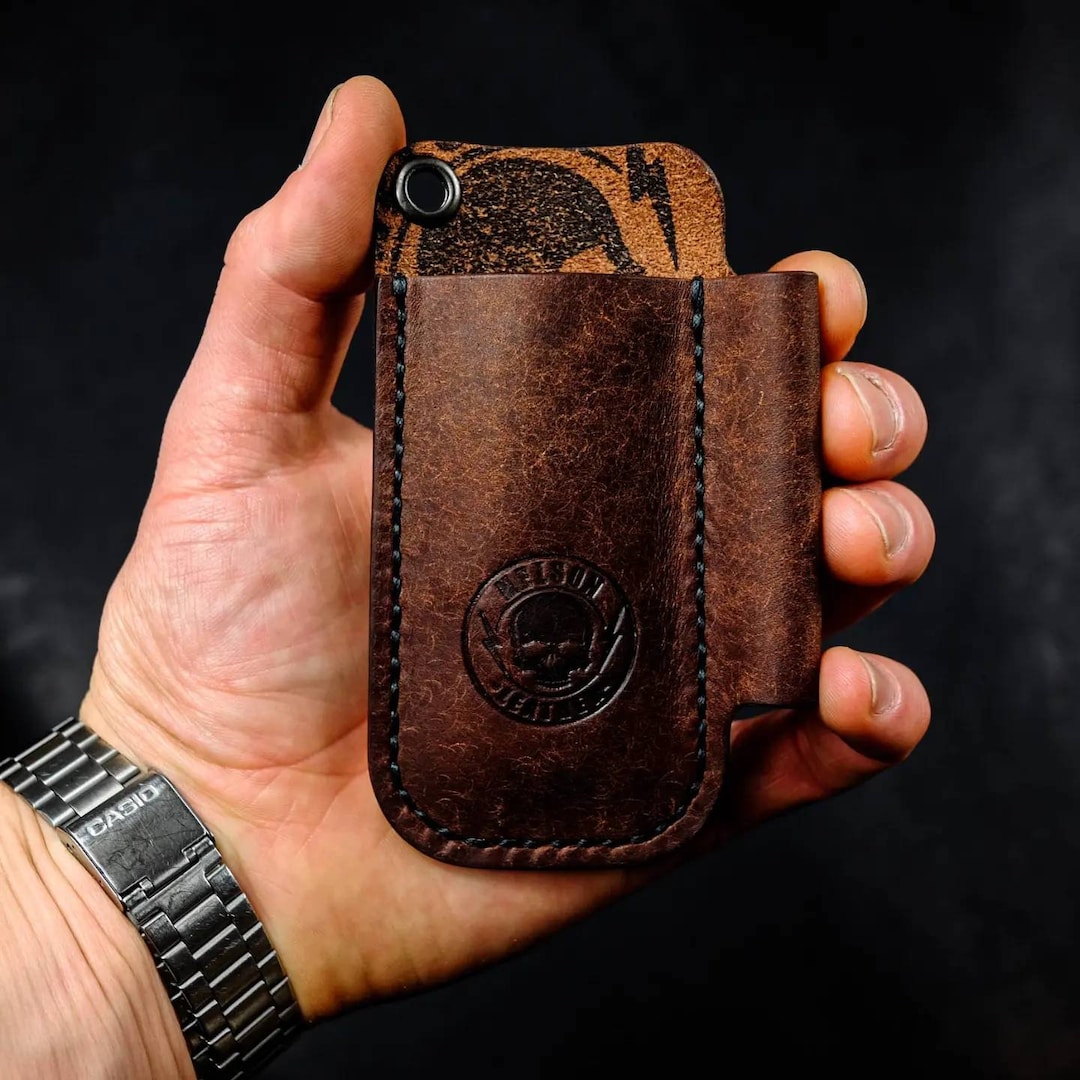 EDC Pocket Organiser, Mini Pocket Slip, Leather Organiser, EDC ...