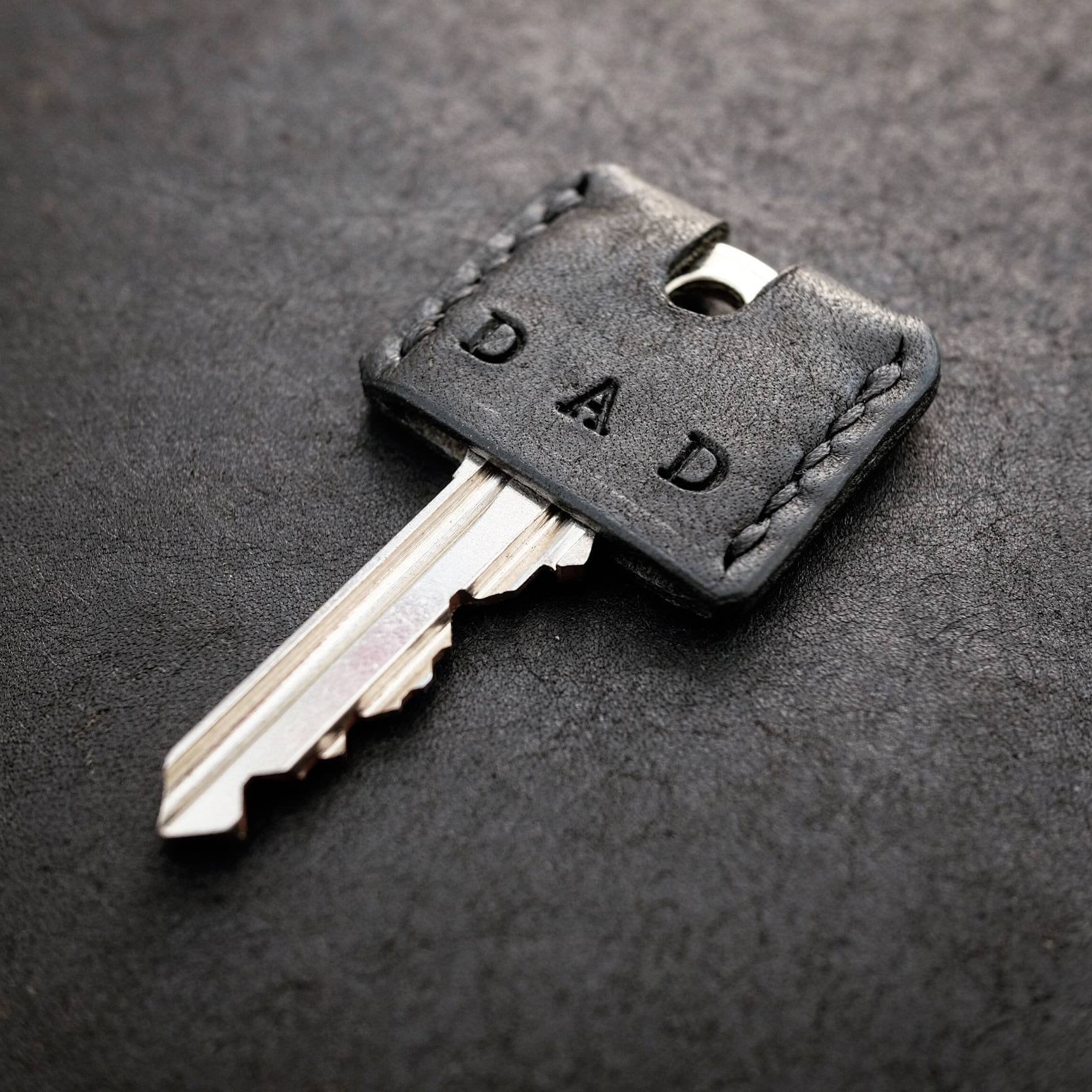 Personalised Leather Key Cover, Leather Key Cap, Key Covers for House ...