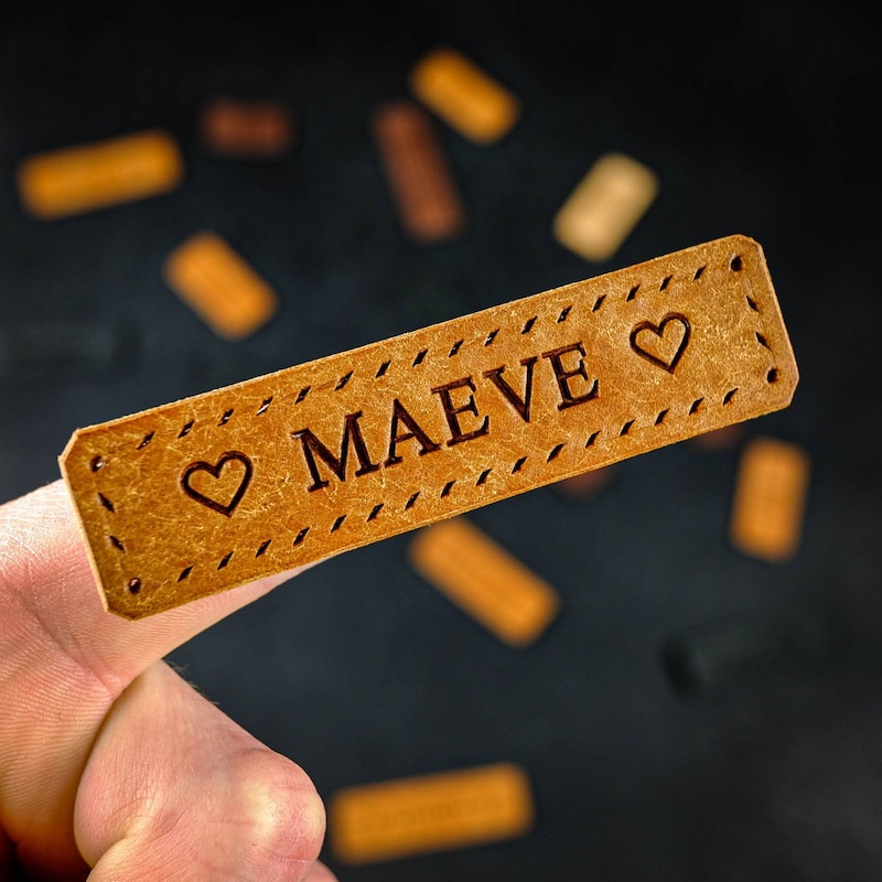 Leather Labels - Etsy