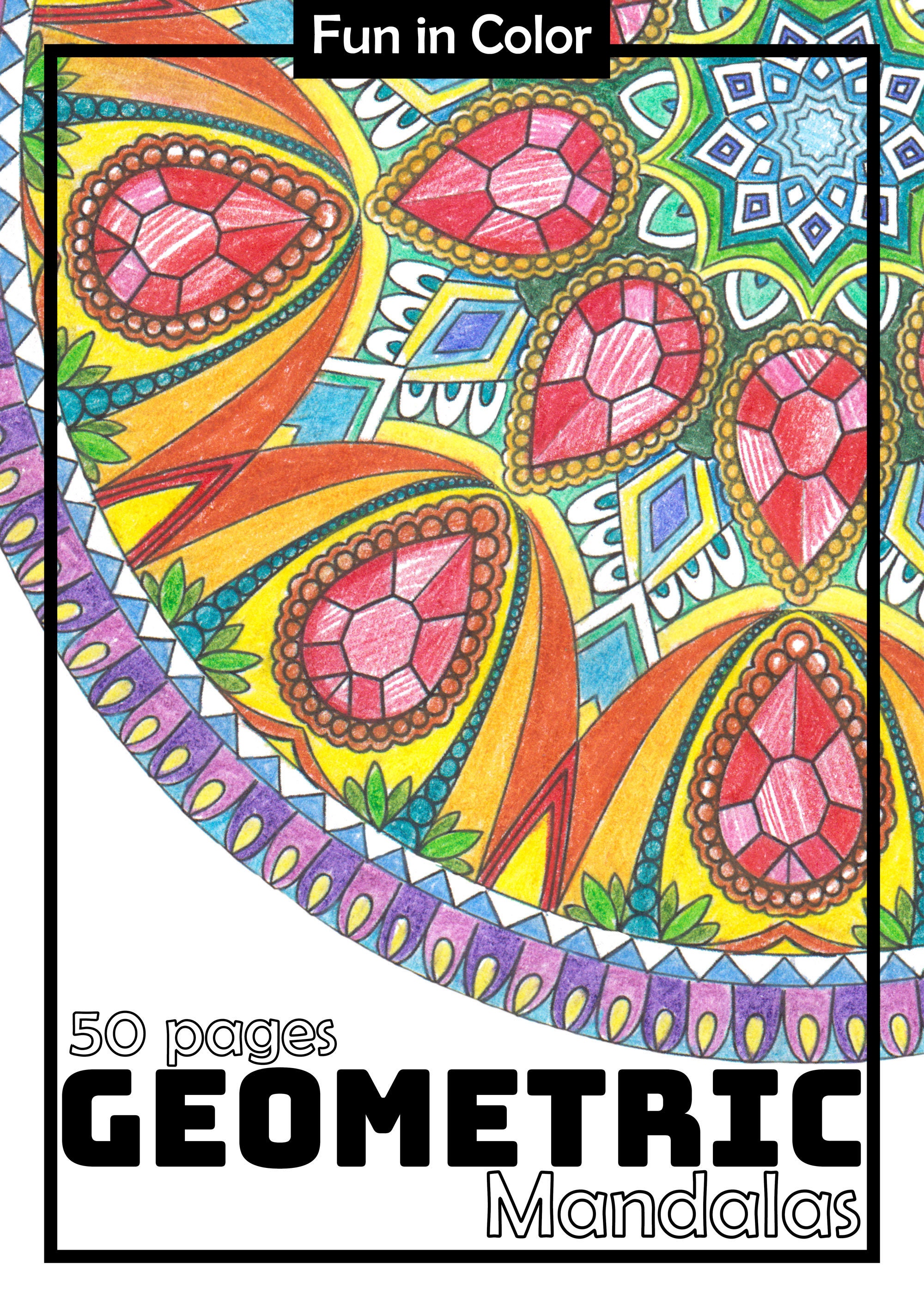 50 Printable Mandala Book Bundle Bulk Digital Coloring Pages - Etsy