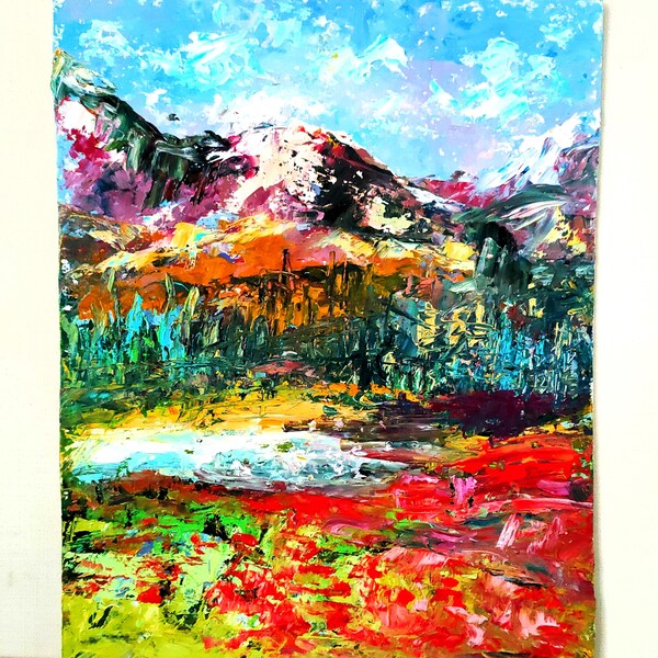 Abstract Poppies - Etsy