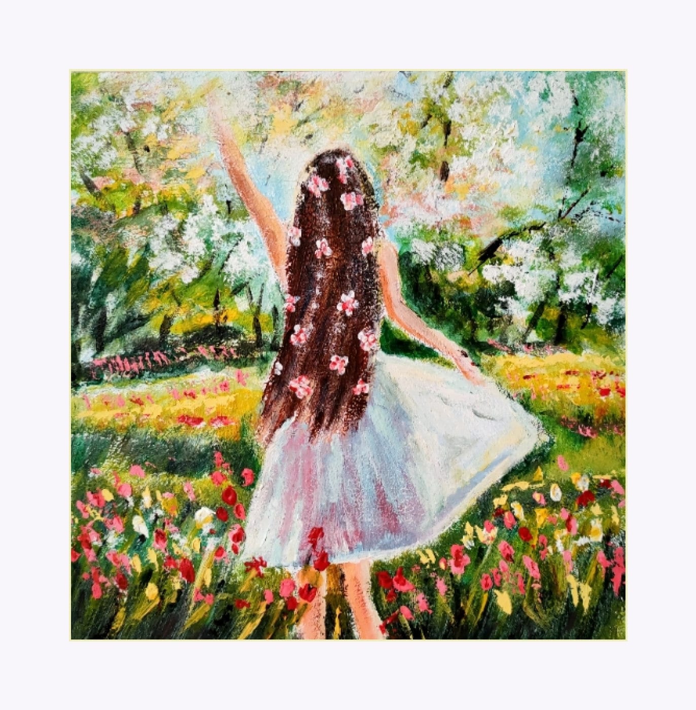 Painting images of girl store