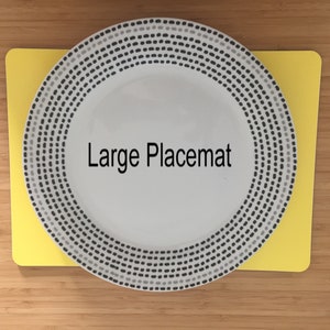 Custom Printed Hardboard Placemat, Personalised Placemat, Custom Table ...