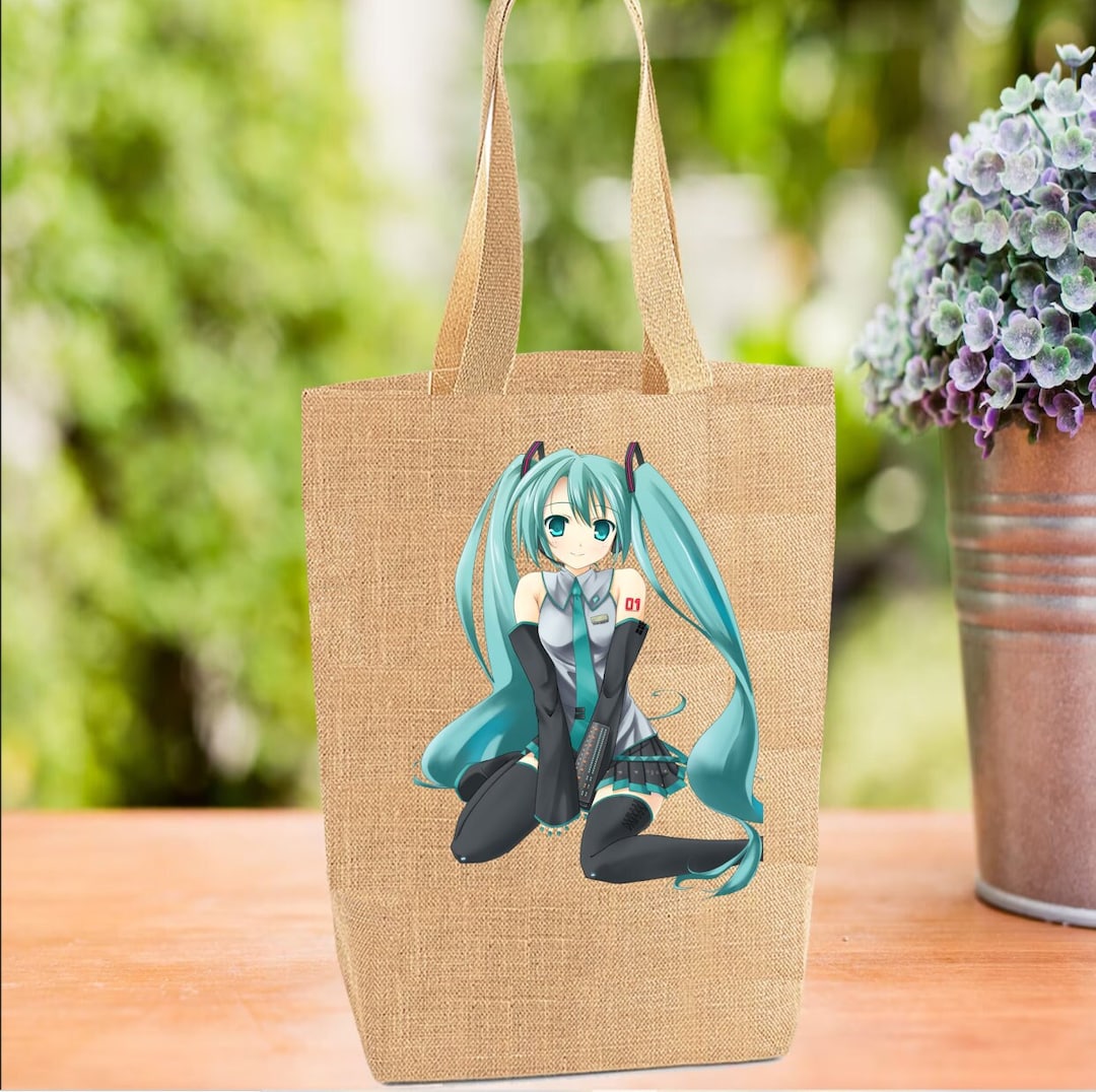 Anime Tote Bag Hatsune Miku Tote Bag Miku Bag Personalised - Etsy