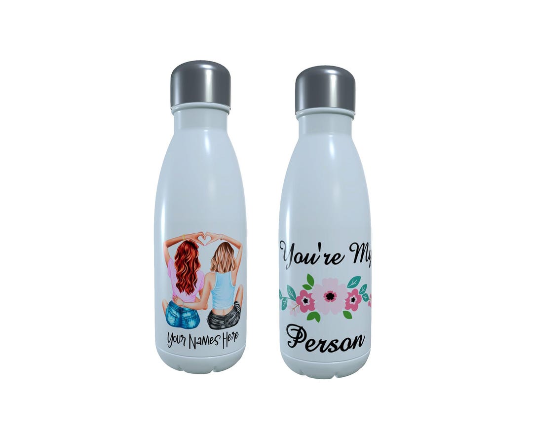 Best Friends Water Bottle, Gift for Bestie, Best Friend Gift, Custom ...