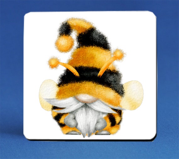 Bee Gonk Square Magnet Bee Gnome Custom Gnome T Gonk Etsy Canada