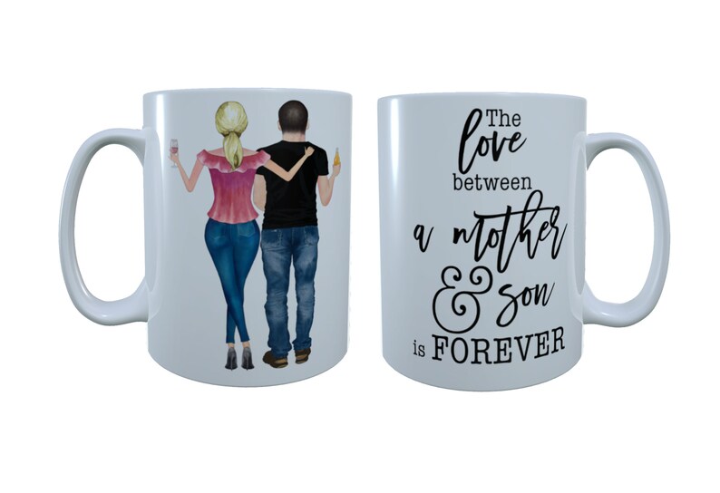 Mother & Son Mug Custom Mothers Day Mug Personalized Mum Son - Etsy