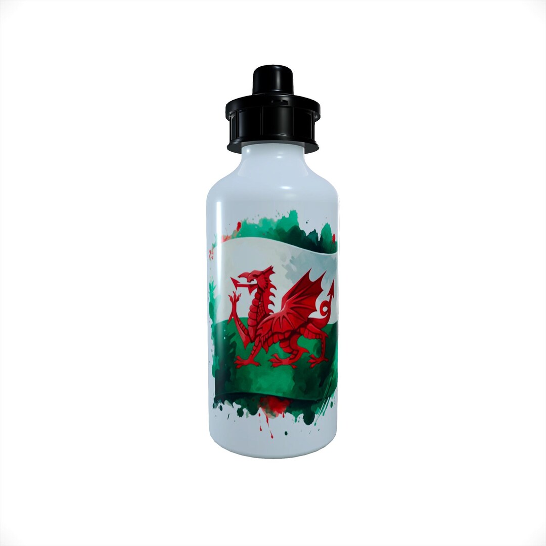 Welsh Flag Sports Bottle.... Custom Drinks Bottle, Custom Sports Bottle ...