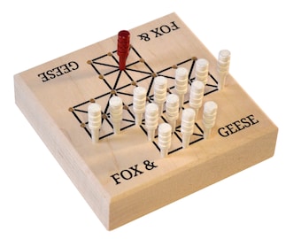 Fox and Geese Board Game. - Etsy