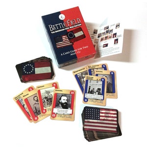 Battlefield : American Civil War Edition a 2 Player Card Game - Etsy