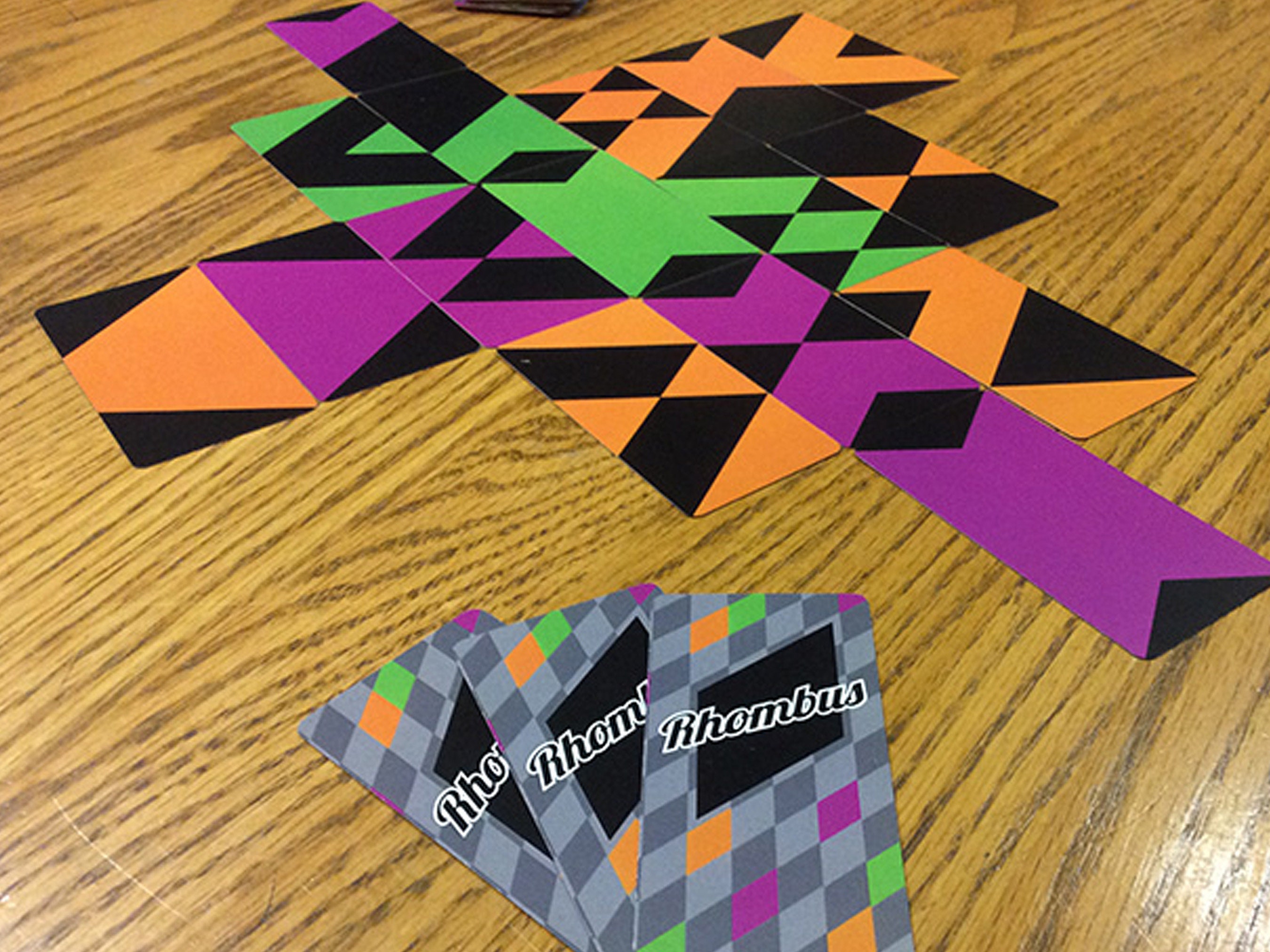 Rhombus A Pattern-making Card Game for Family Game Night - Etsy