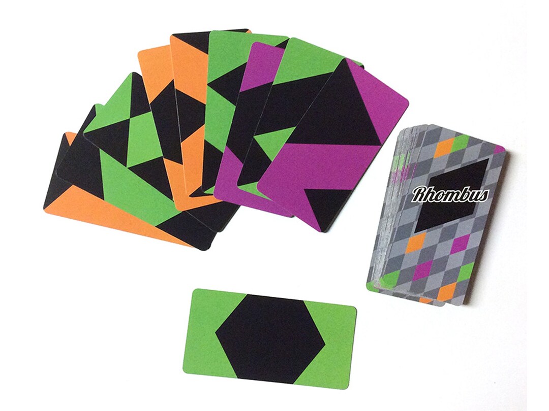 Rhombus A Pattern-making Card Game for Family Game Night - Etsy