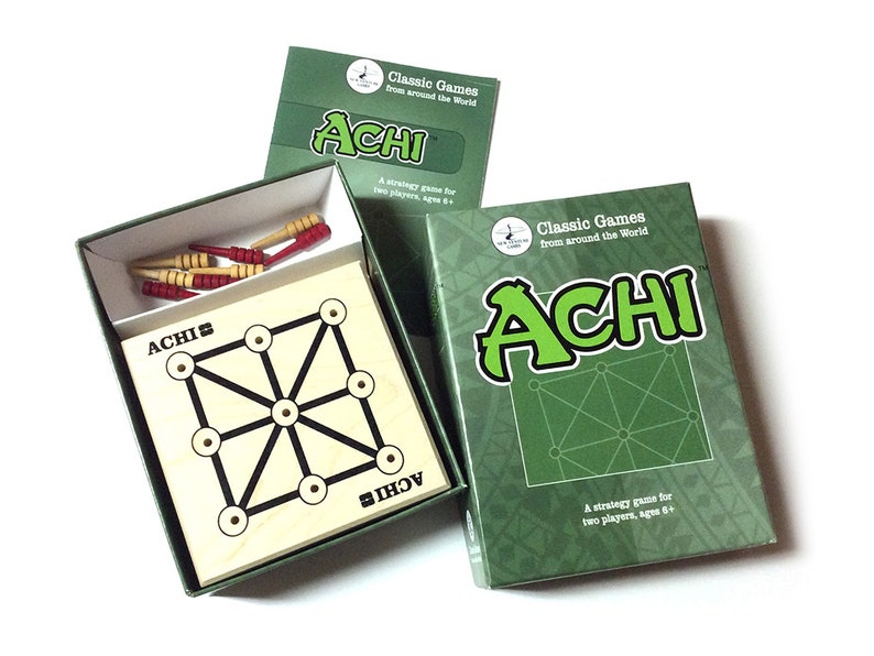 Achi a Historic Strategy Peg Game for 2 Players. - Etsy