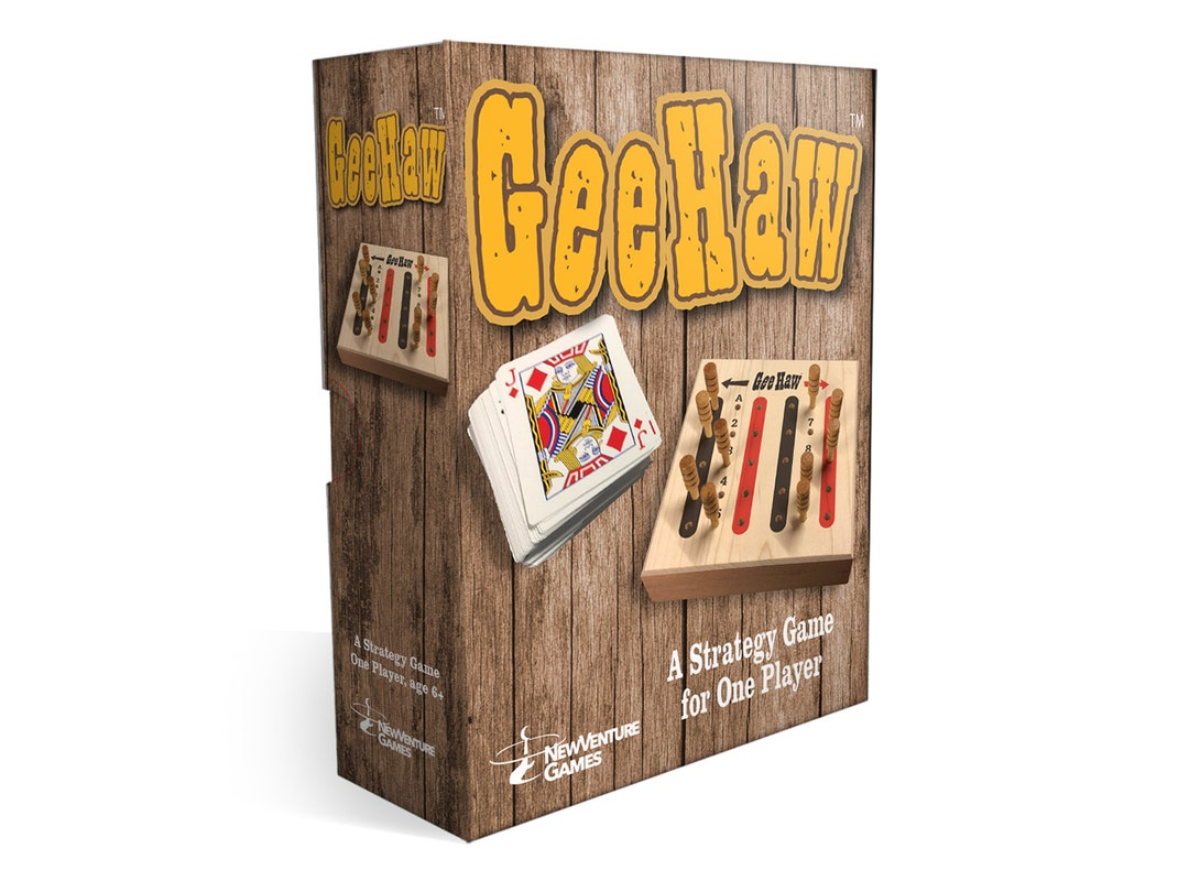 Gee-haw is a Solo Game of Cards and Pegs - Etsy
