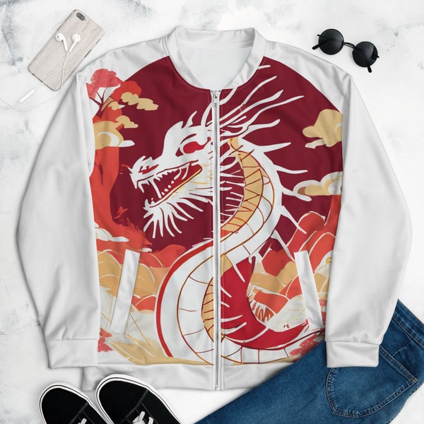 Jacket With Dragon - Etsy